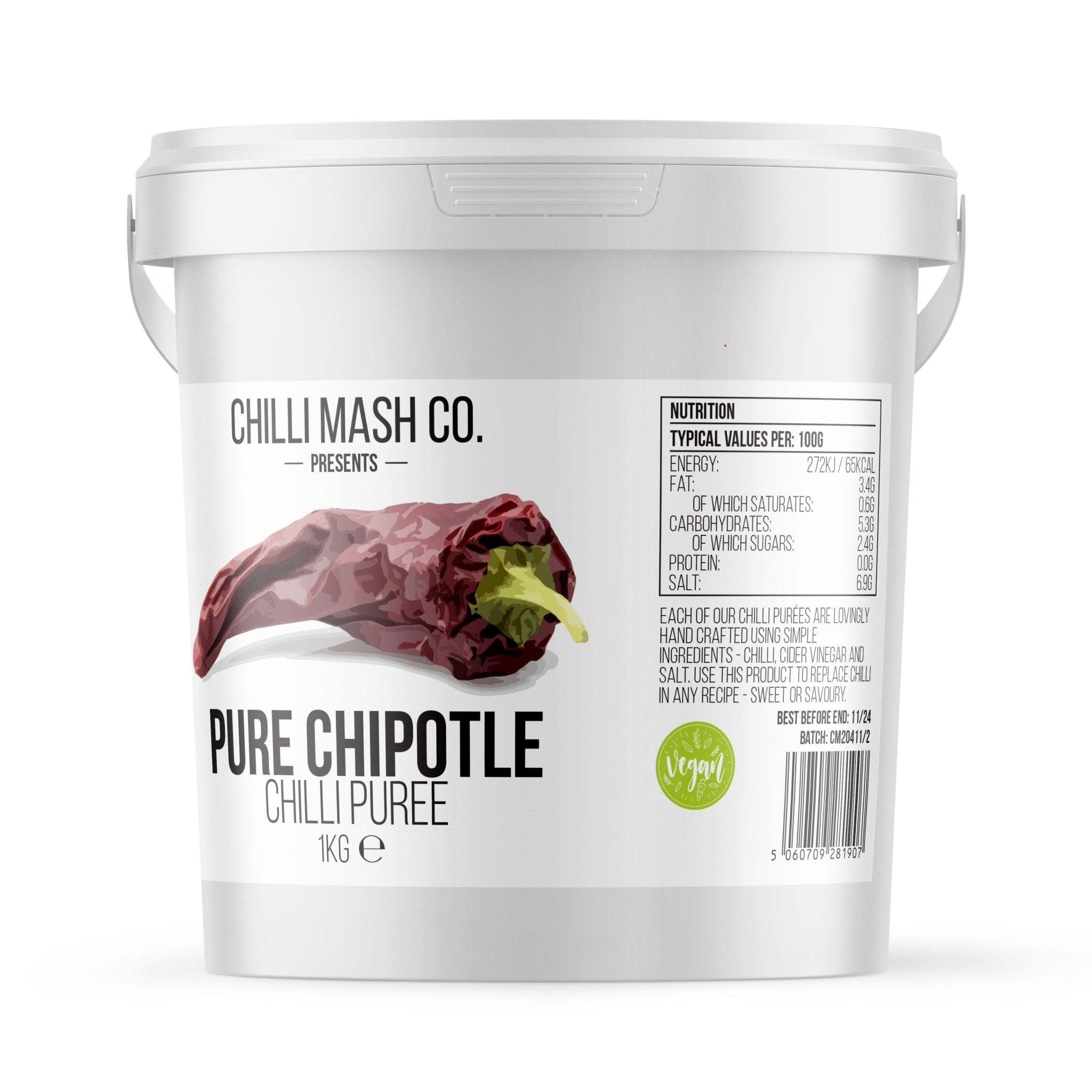 Pure Chipotle Chilli Puree | 1kg | Chilli Mash Company